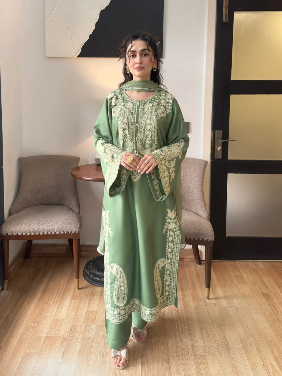 Afreen Embroidered 3pc – Ladies Online